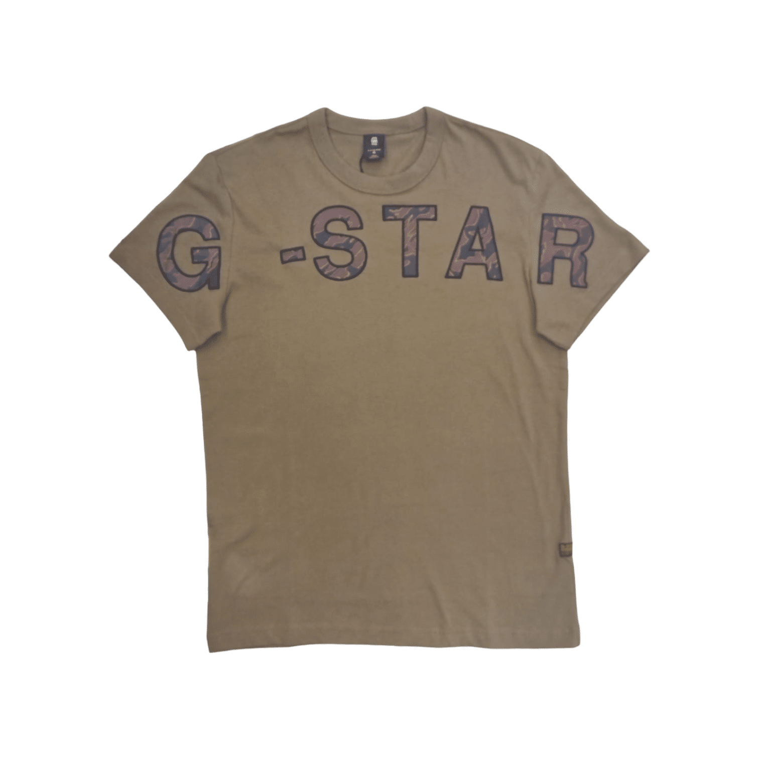 G Star Crew Embro Print R T Kangaroo Brown – thebrandedwardrobe