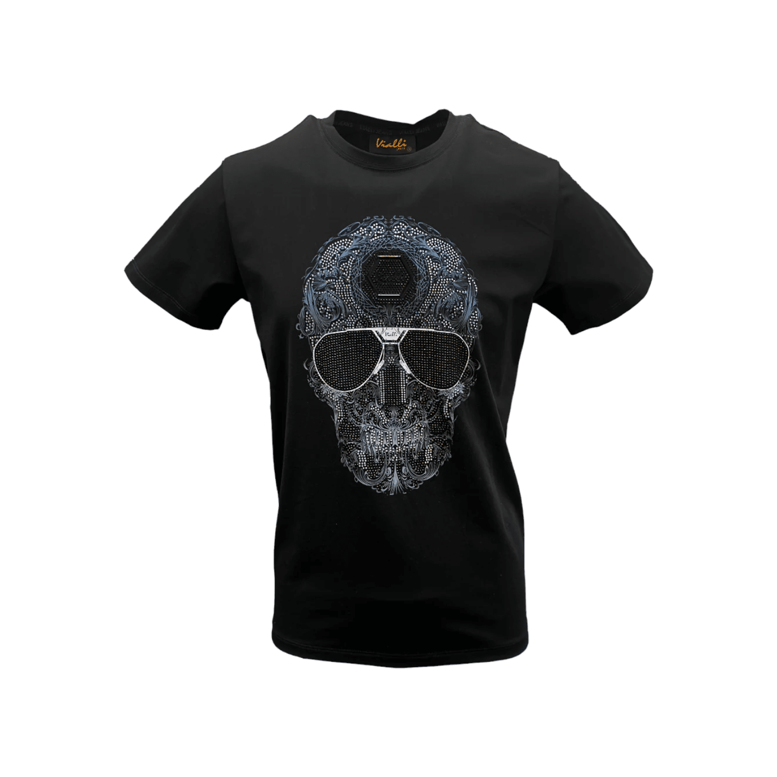 Vialli T-Shirt Histony Black – thebrandedwardrobe